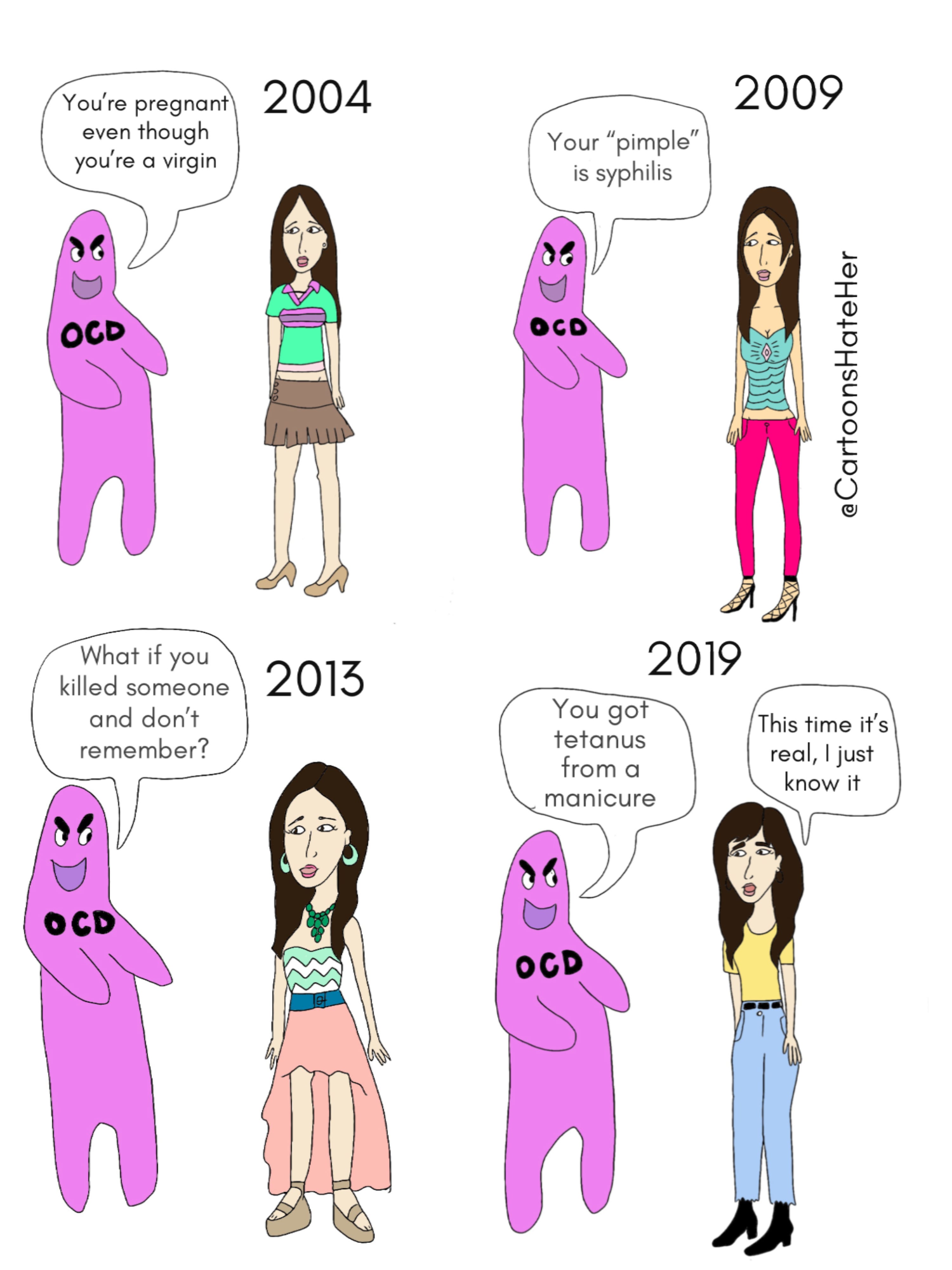 When "Hypochondria" is OCD - Cartoons Hate Her