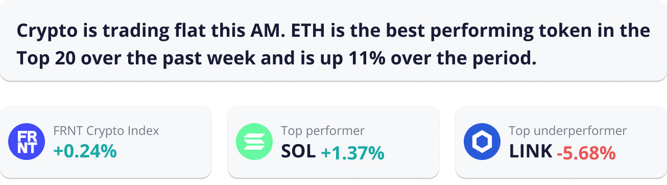 Path To Spot ETH ETF Remains Unclear - by FRNT Financial