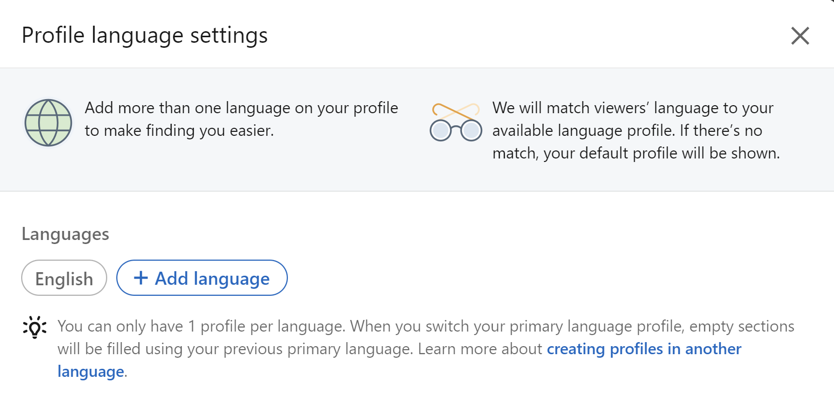 Should I write my LinkedIn profile in my local language?