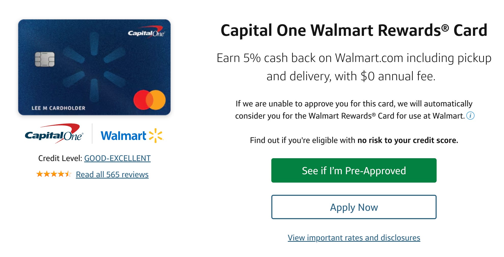 Walmart capital one store