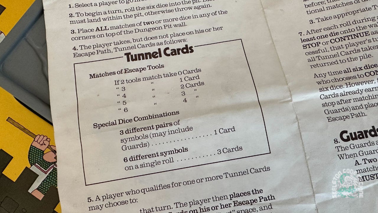 Dungeon Dice - by Exeunt Press - Skeleton Code Machine