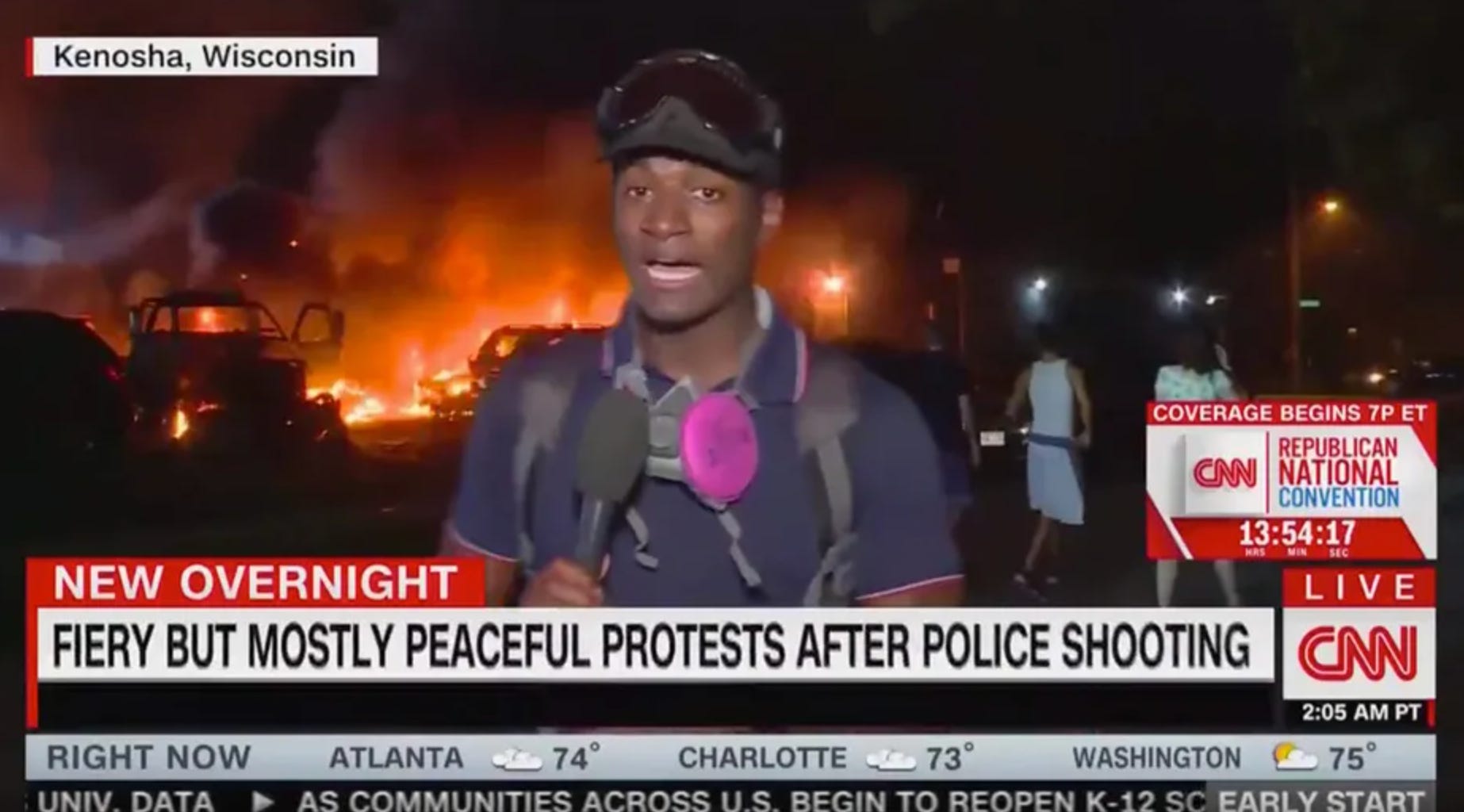 CNN: What If It Was A Fiery But Mostly Peaceful Shooting At Chicago Police?