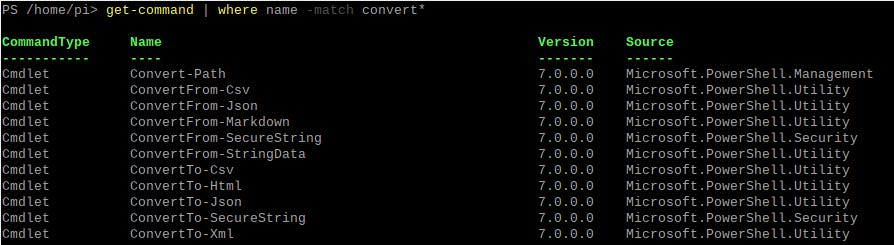 Getting work done with PowerShell on Linux