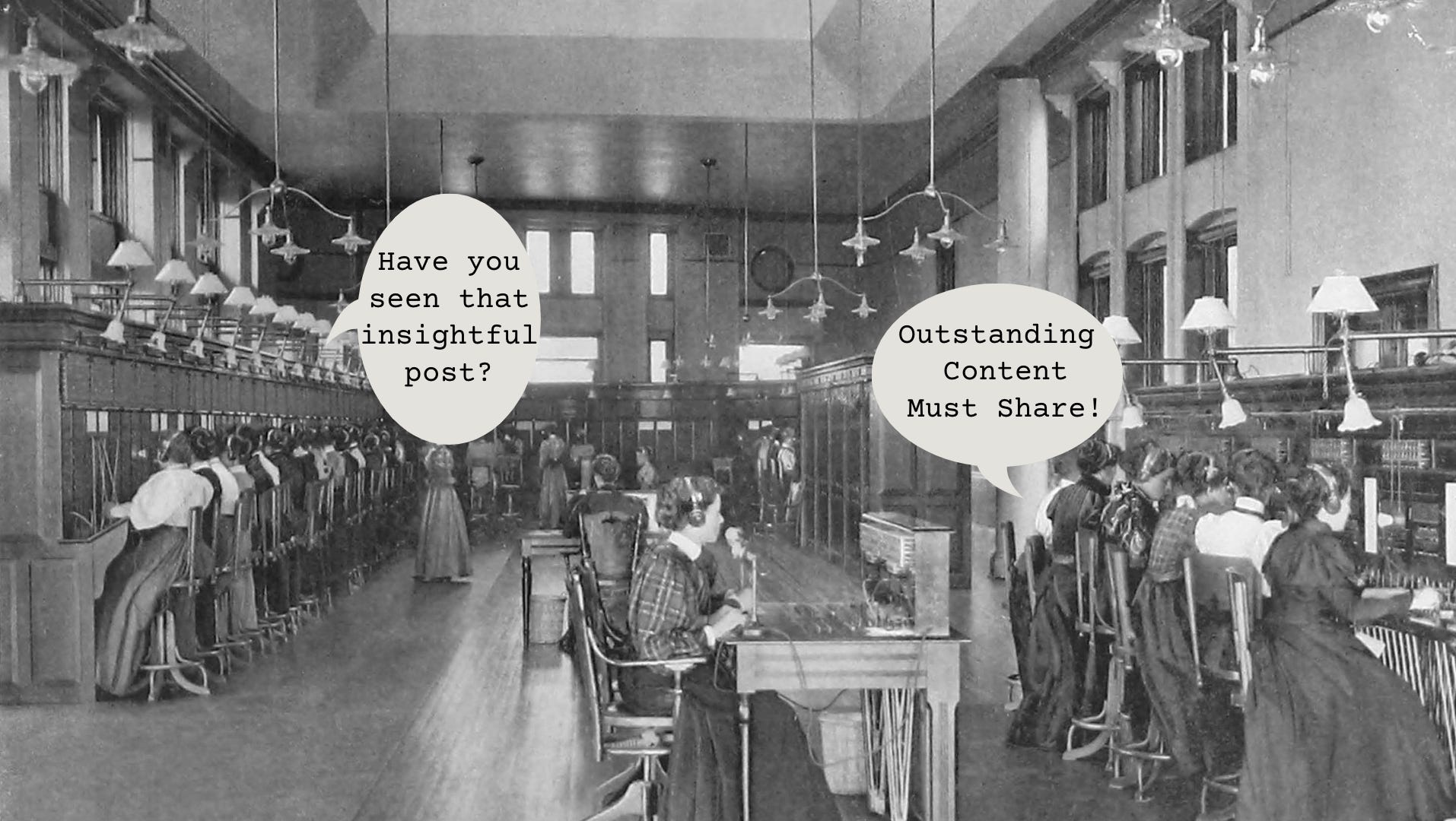 ☎️ The Switchboard Exchange 02 - by Julia Levy