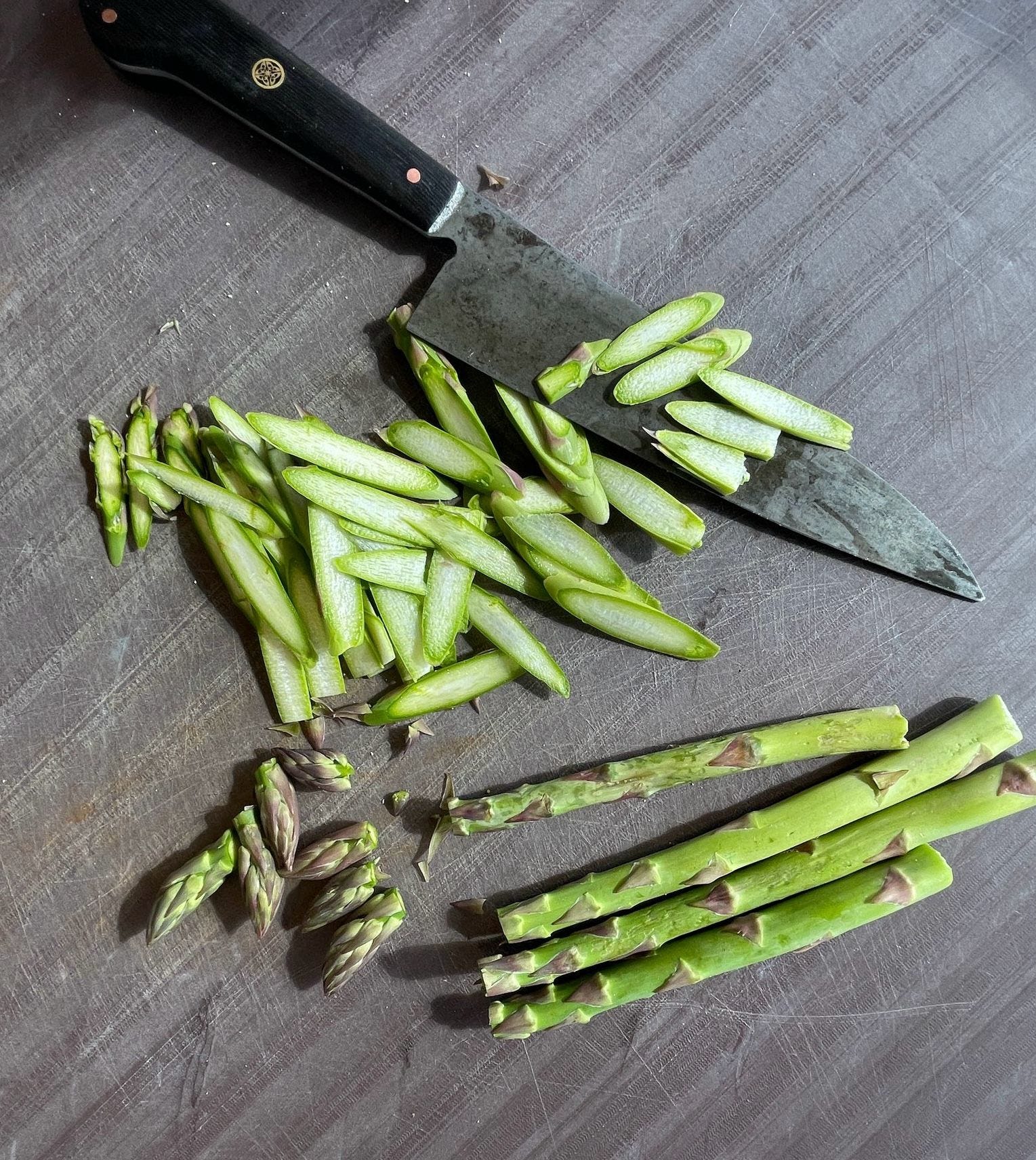 Carbonara - but Asparagus - Ruthie Rogers at the River Cafe