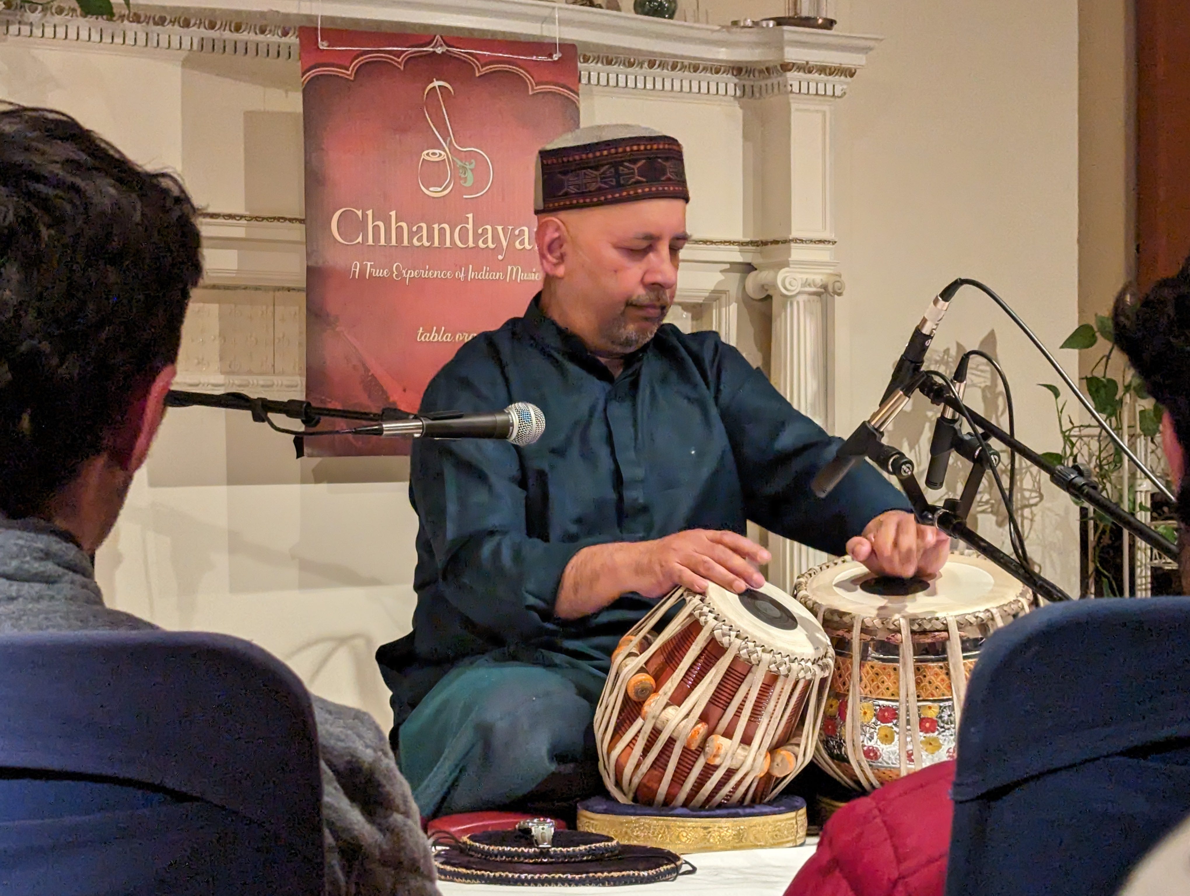 A Lesson in Tabla With Samir Chatterjee - by JAG
