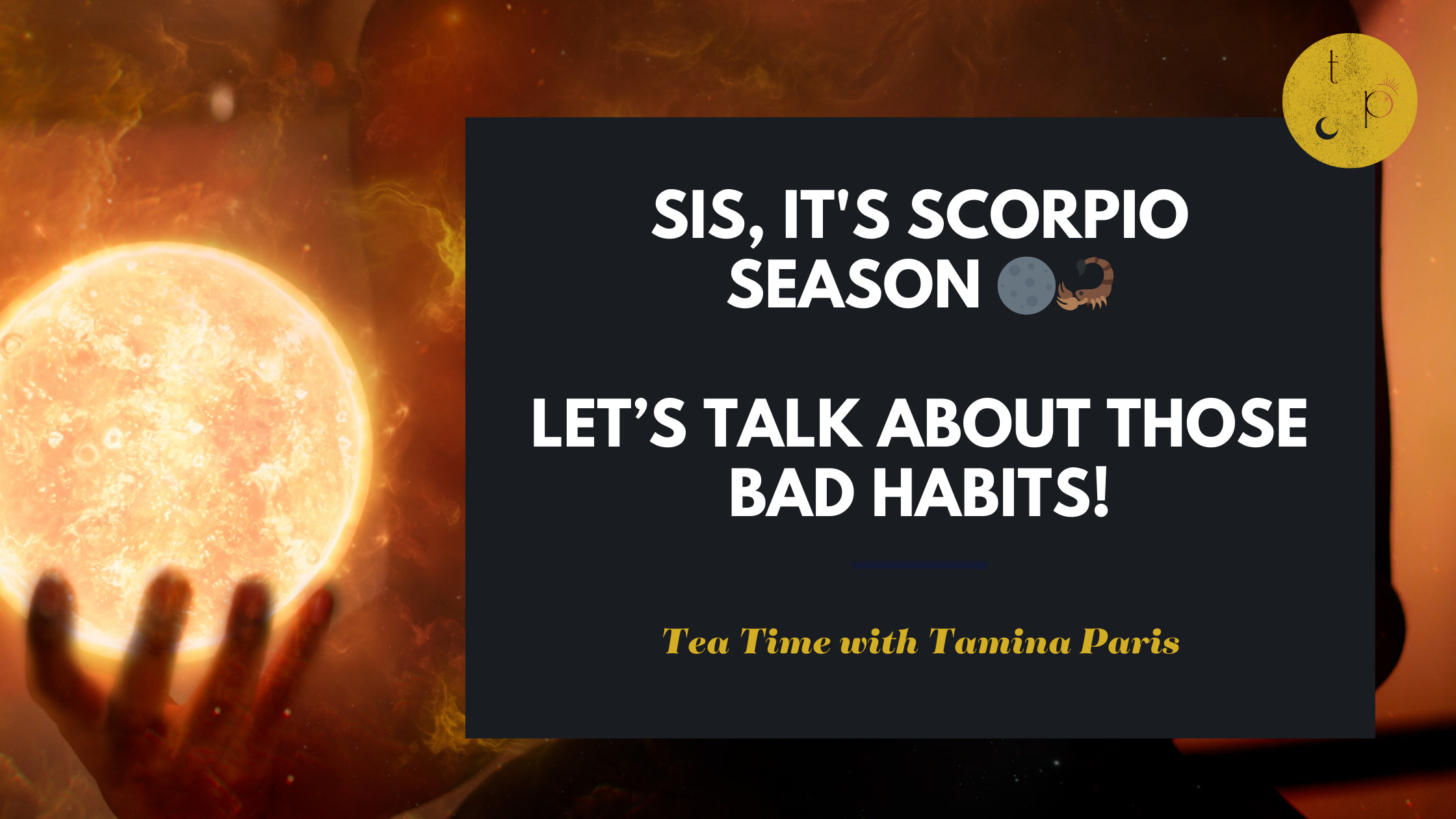 BAD HABITS and Providership Energy! - Tamina Paris