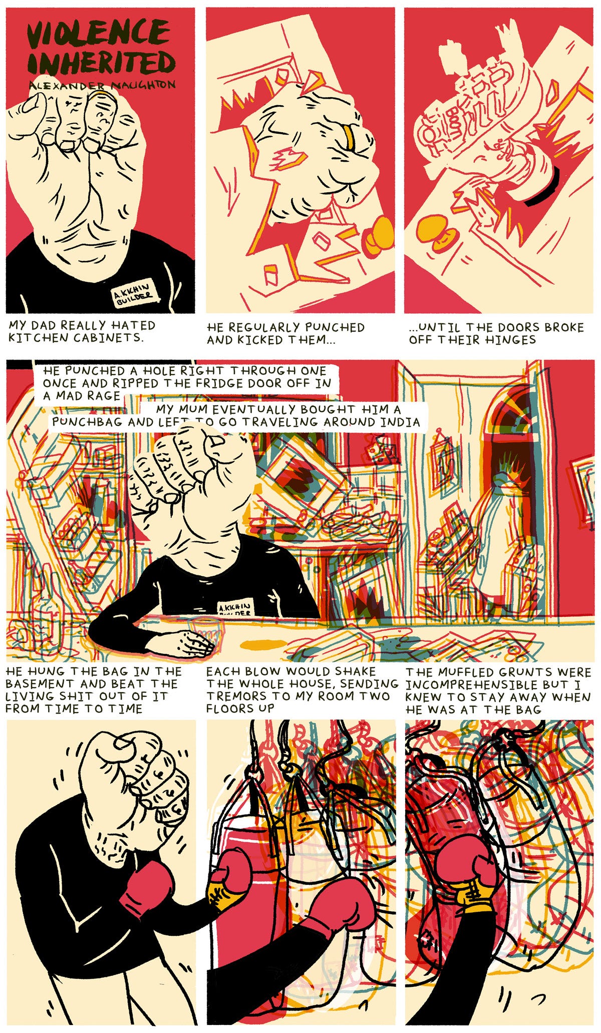 Violence inherited - by Alexander Naughton - ILLUSTRATED