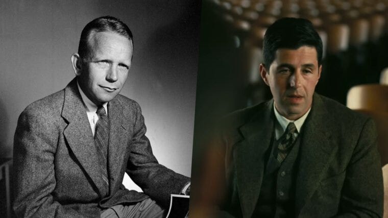 See how the characters of Oppenheimer look in real life