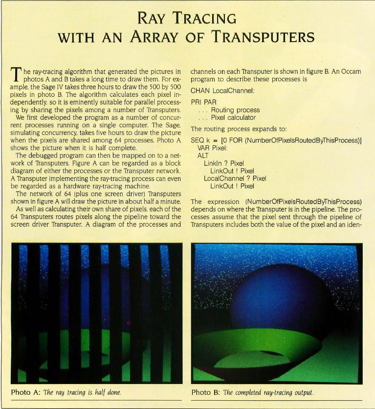 inMOS and the Transputer - by Bradford Morgan White