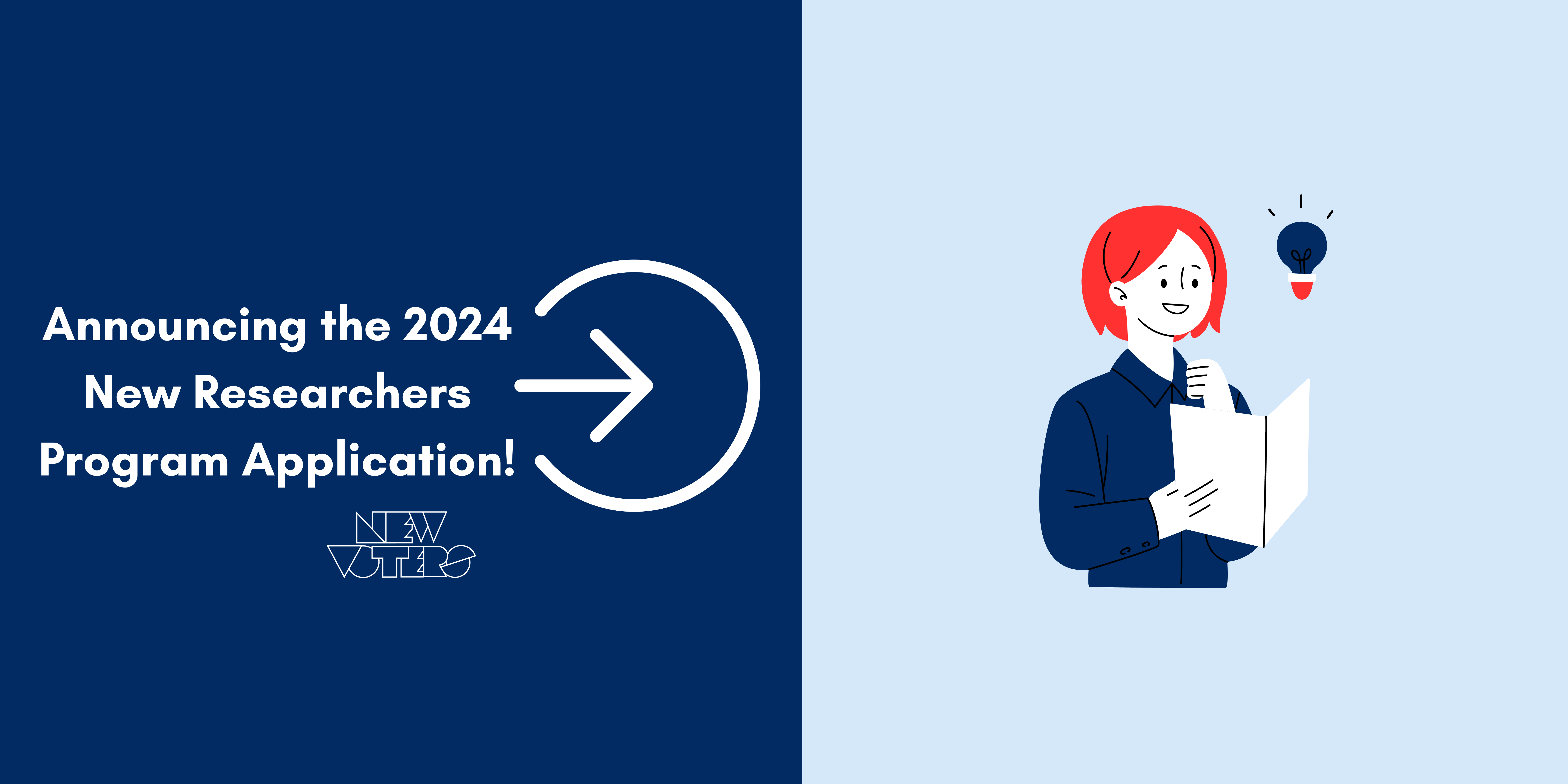 Apply Now to the 2024 New Researchers Summer Program!