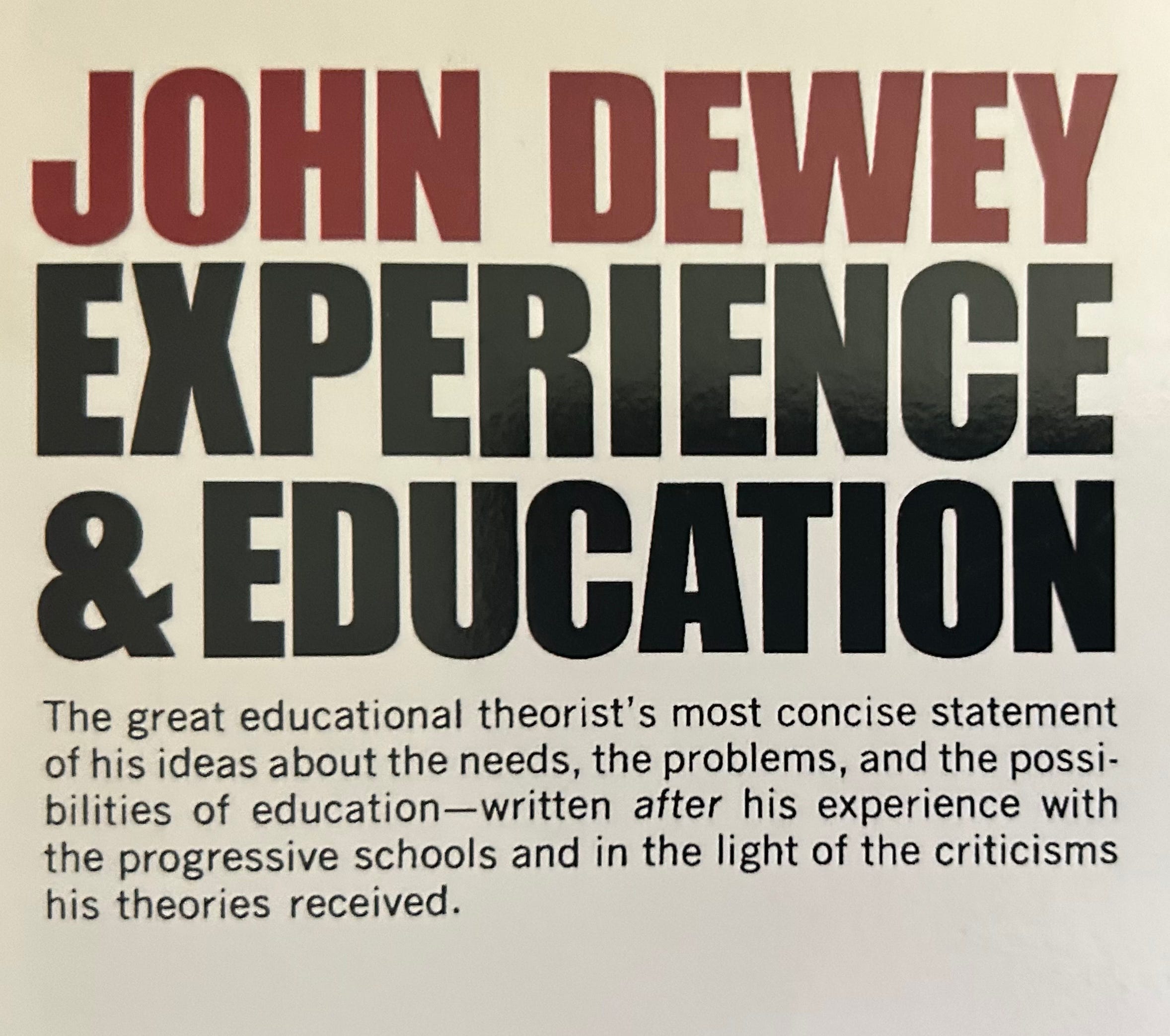 John Dewey On Artificial Intelligence in Education