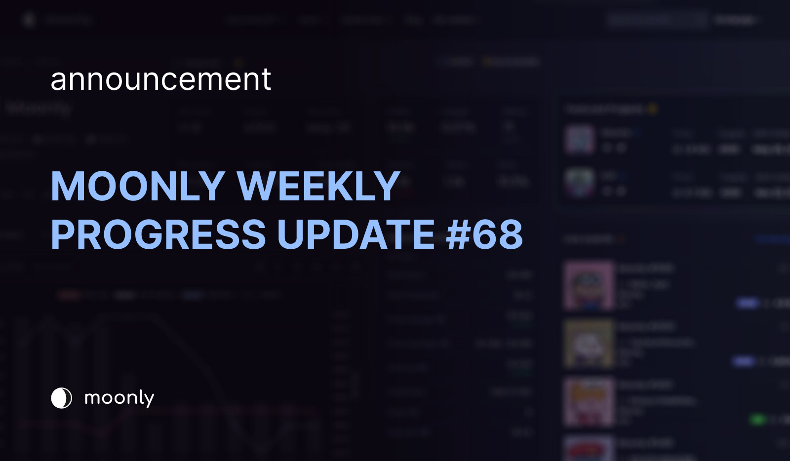Moonly weekly progress update #68 - Wallet checker improvements
