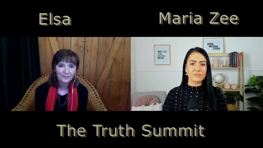 TRUTH TELLERS. Maria Zeee. Harry Richardson. And Elsa.