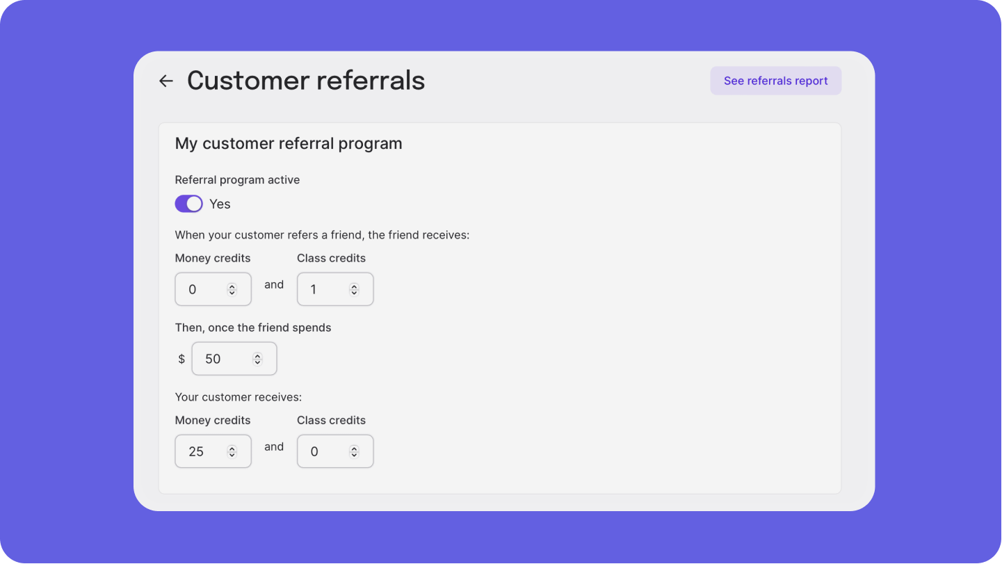 📣 NEW Customer Referrals in Momence - Momence Changelog