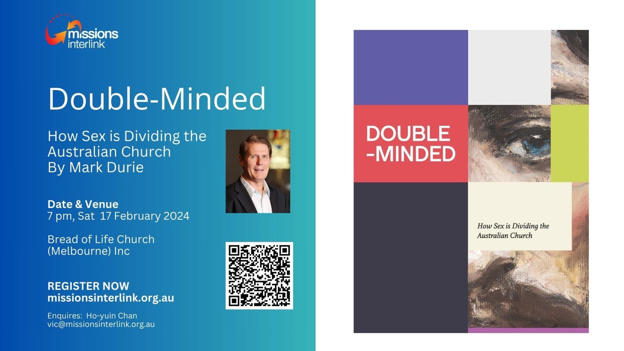 Double-Minded. A Book Launch - Mark Durie Blog