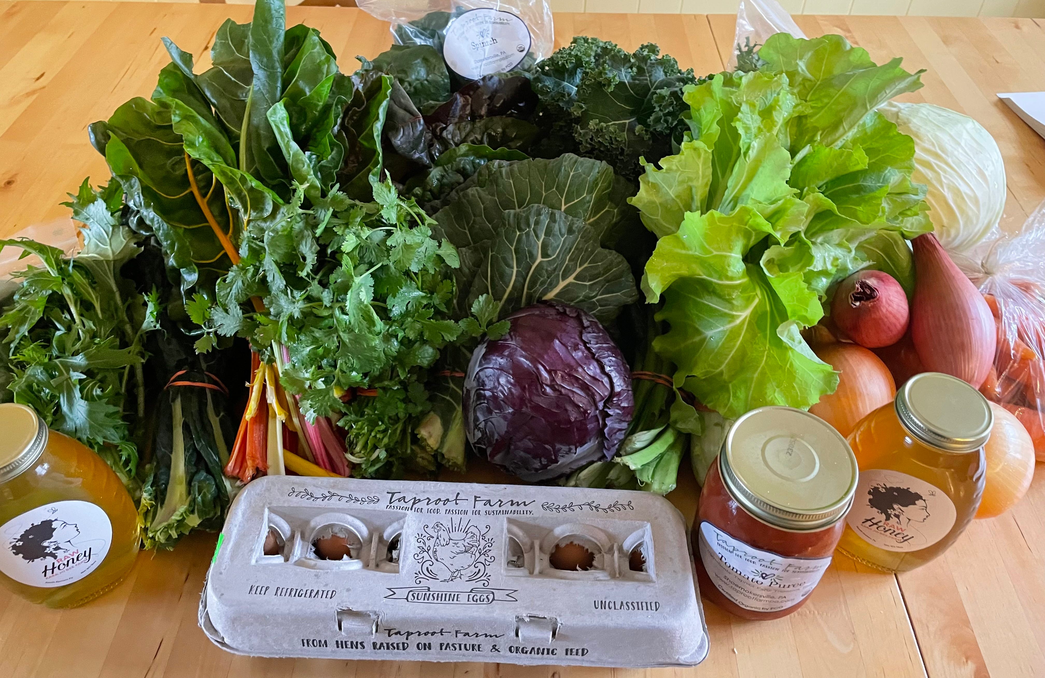 My Farmers' Market Basket - by Marisol