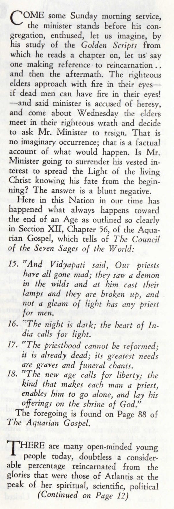 Valor Readers Letters - by Vance Pollock