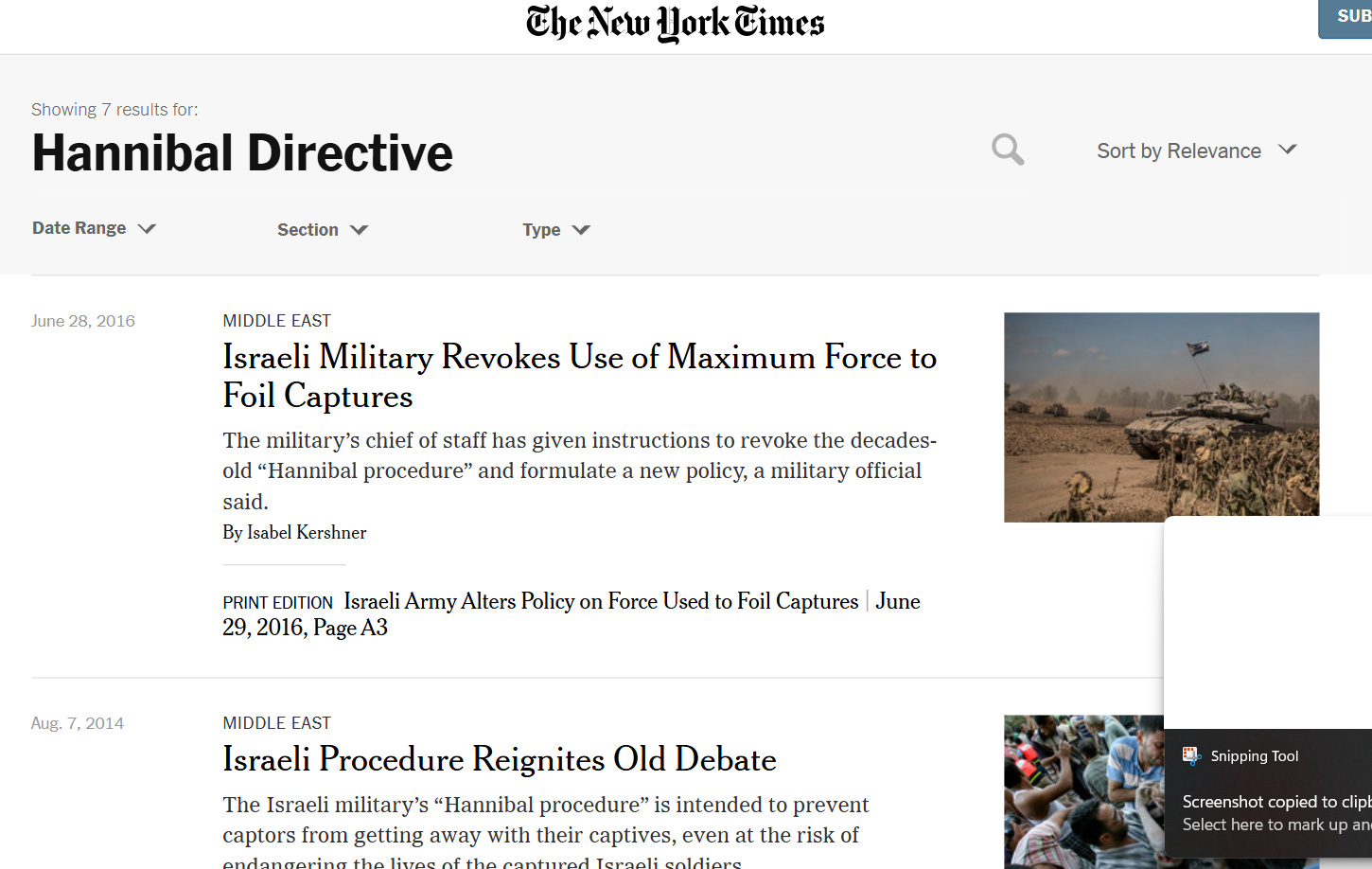 Why has the mainstream media ignored the recent Hannibal Directive ...