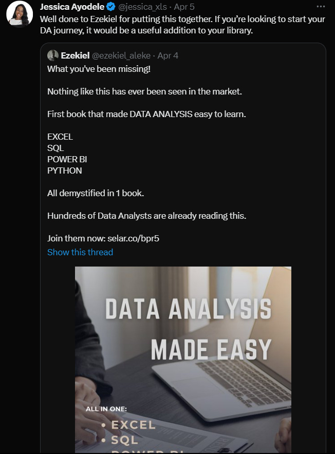 DATA ANALYSIS MADE EASY🔥 - by Ezekiel - Everything Data
