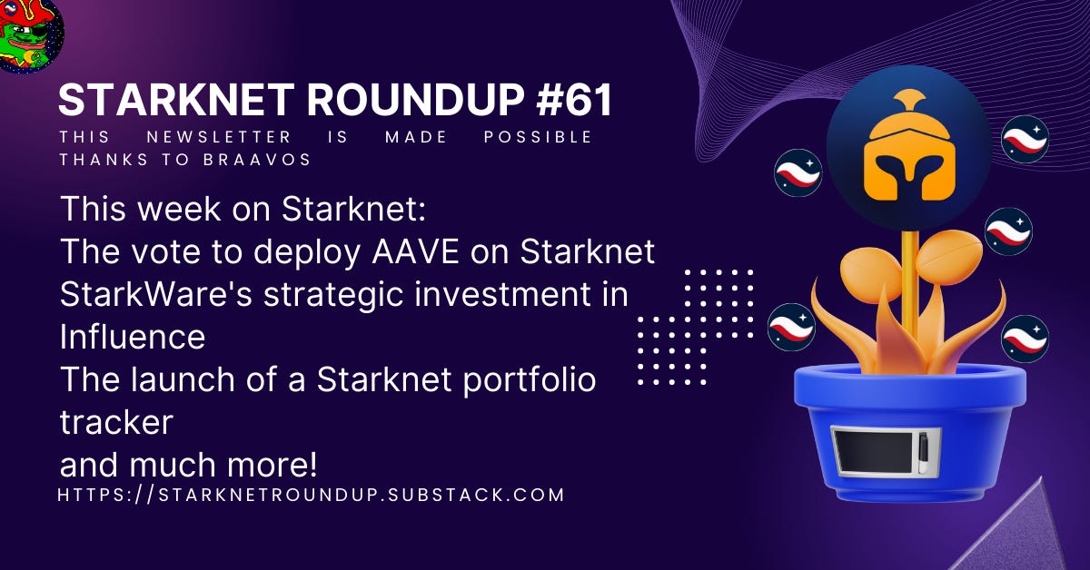 Starknet roundup #61 - by Starknet_OG - Starknet_Roundup