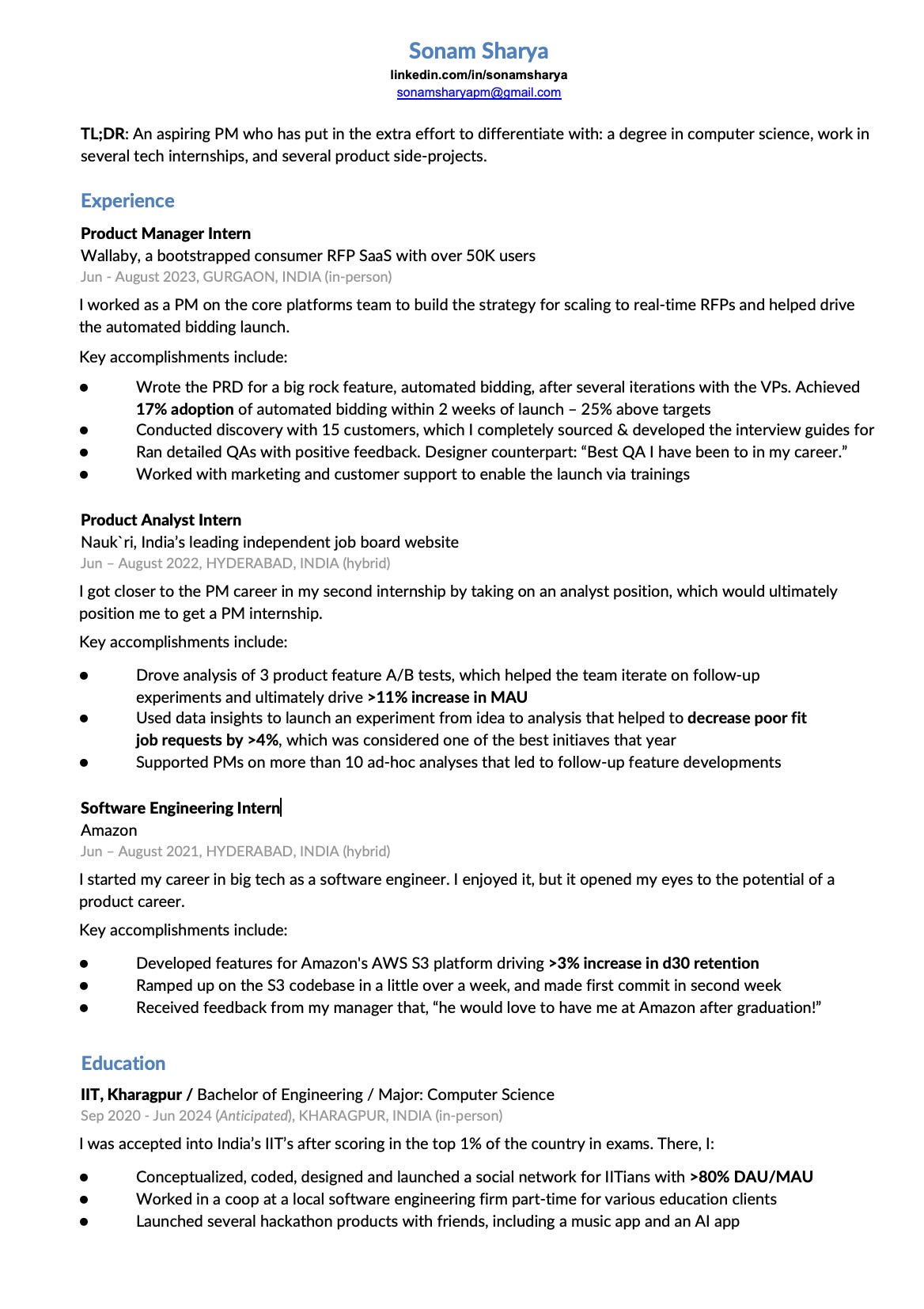 How to customize your resume to actually get PM interviews