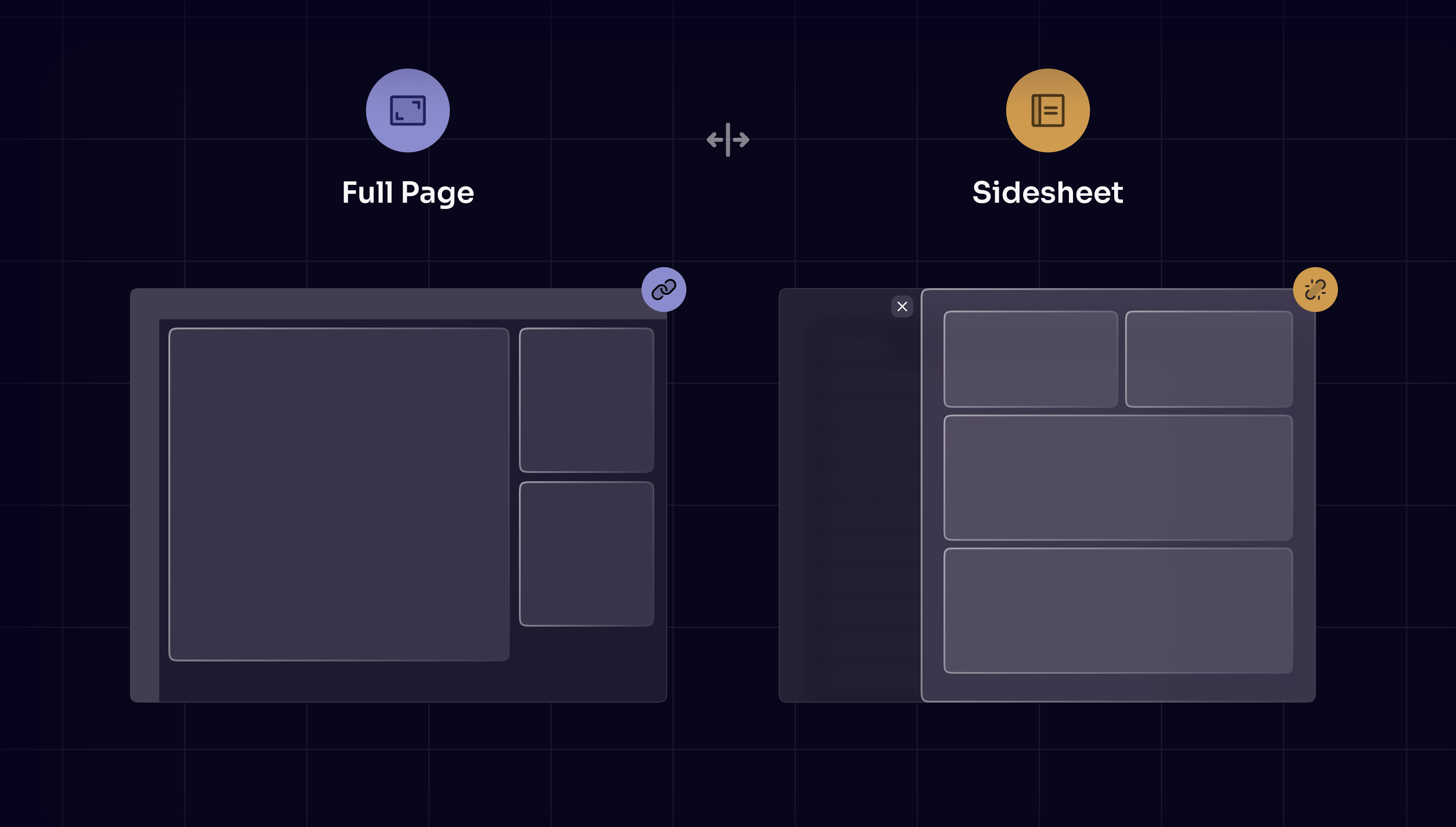 Full Page vs. Side Sheet: UX Design Unboxed
