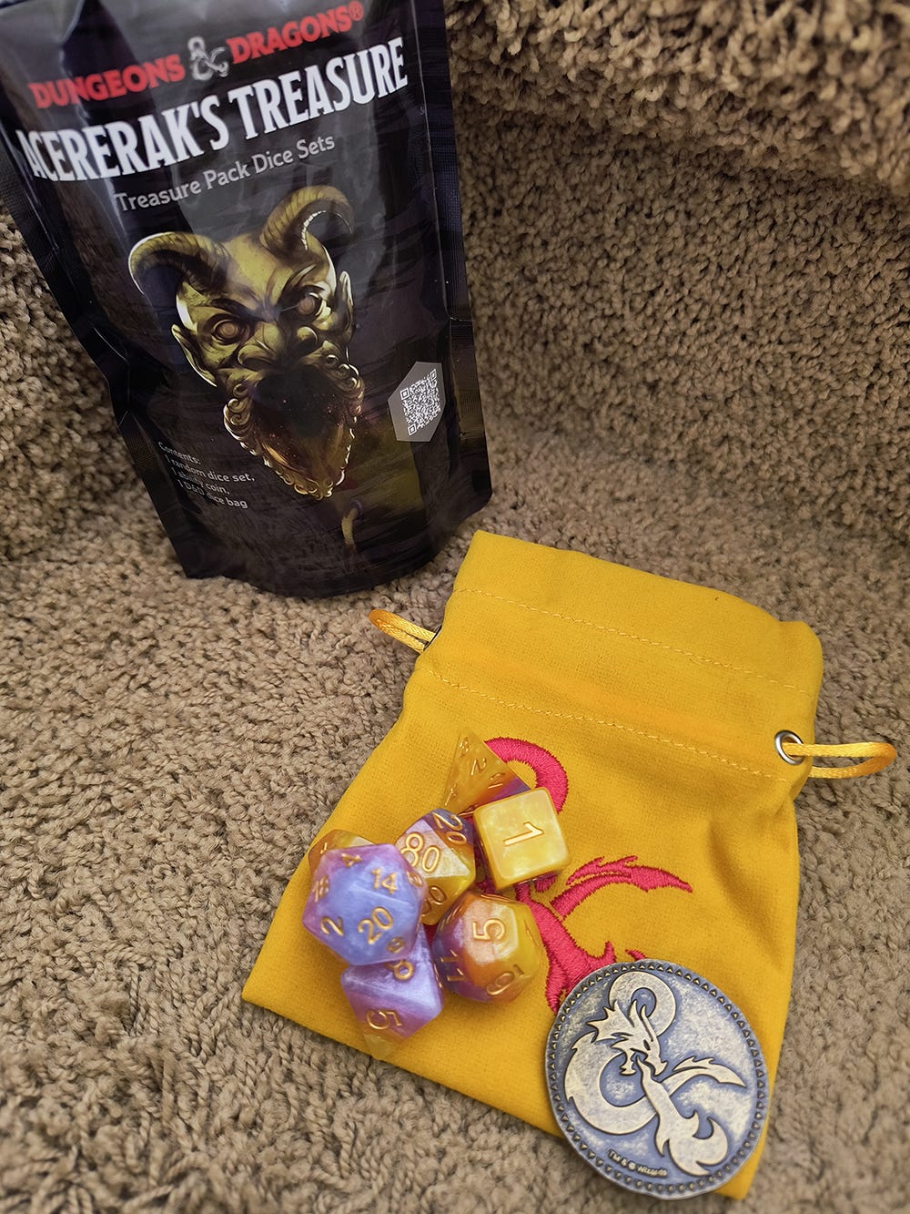 Acererak's D&D Treasure Pack Dice Sets - by J.Q. Graziano