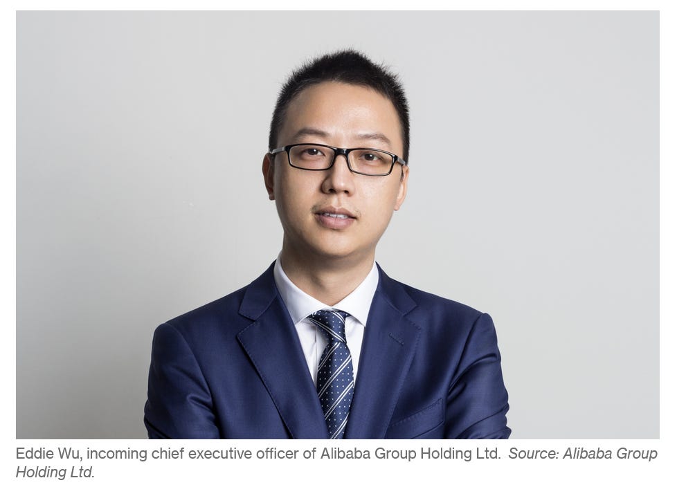 Alibaba Names Tsai Chairman, Wu CEO in Surprise Shake-Up
