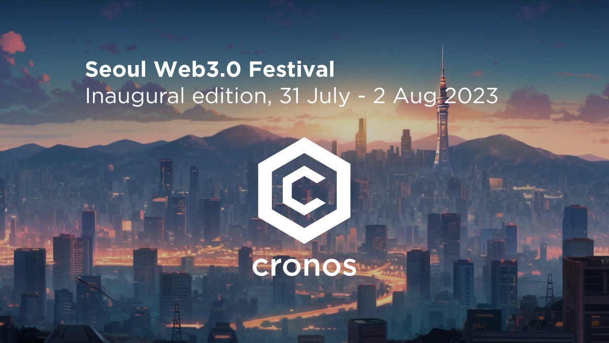 Cronos partners with City of Seoul to launch 'Seoul Web 3.0 Festival 2023’ and develop local ...