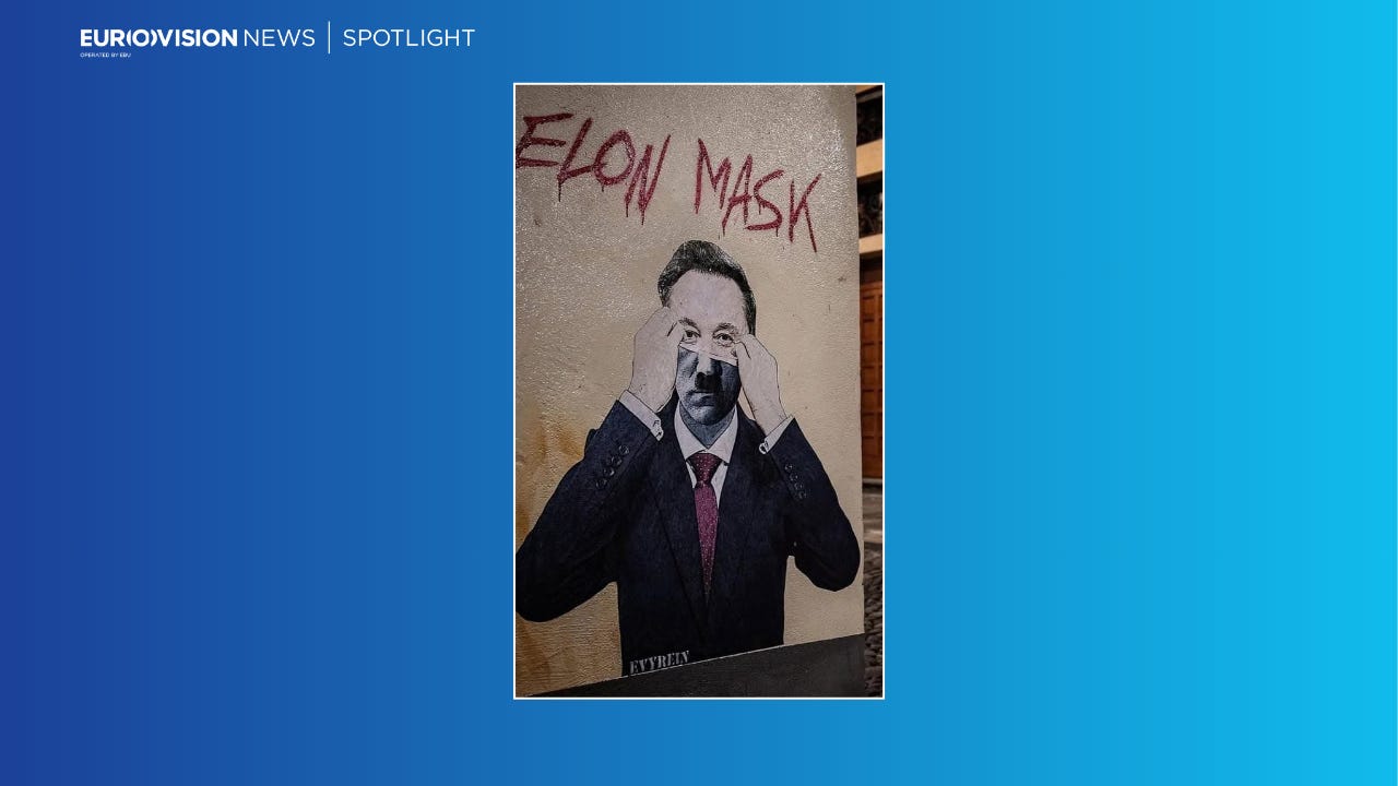 Mural depicting Elon Musk as Adolf Hitler was not created by Banksy