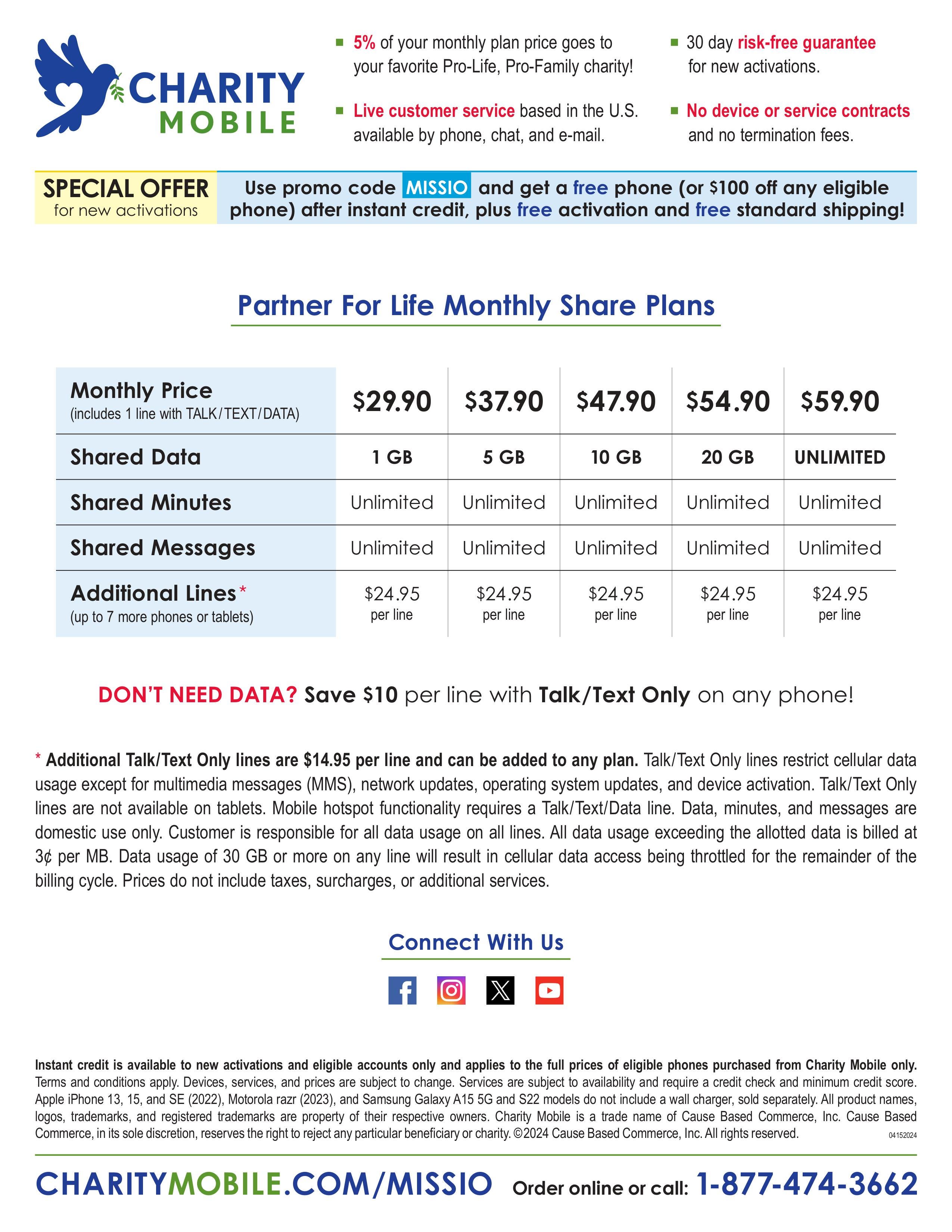 Charity Mobile: A Catholic Pro-Life Cell Phone Company