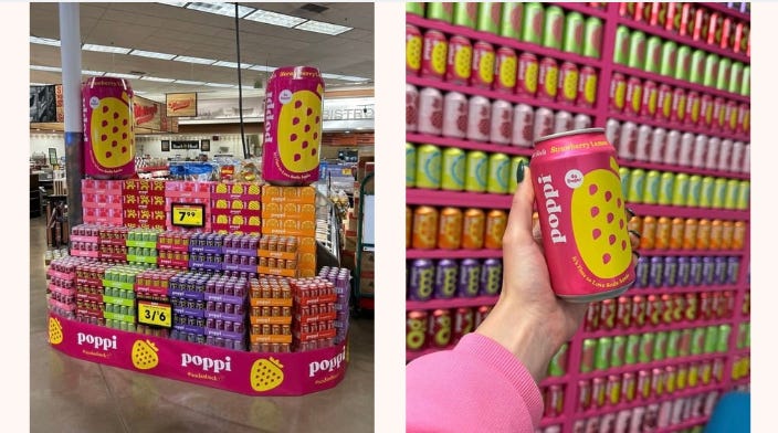 Poppi built a Strong Gen-Z Community of Soda Lovers with it's Branding ️👀