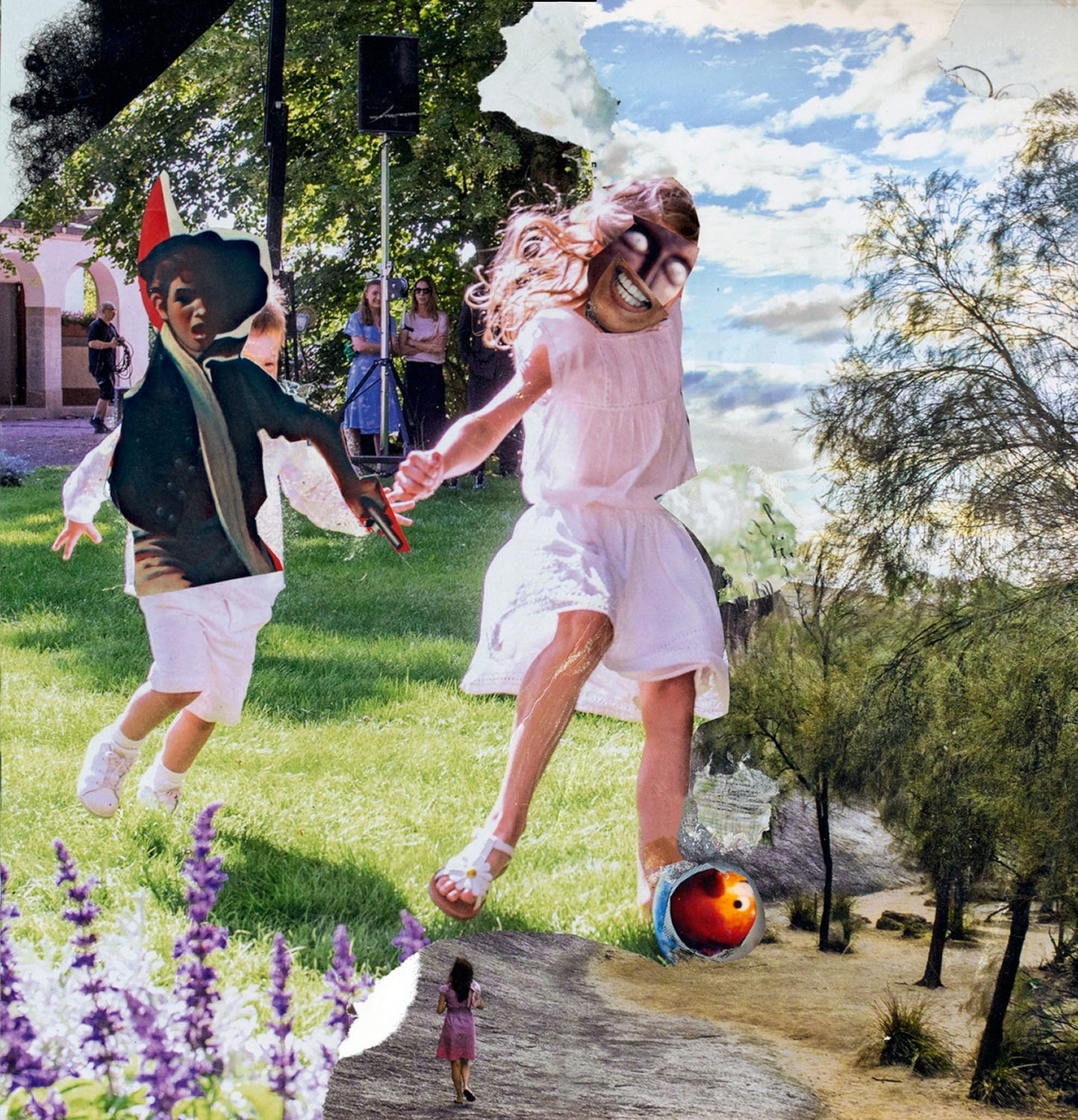 3 Collages by Berni Stephanus - Geneva - by Cecil Touchon