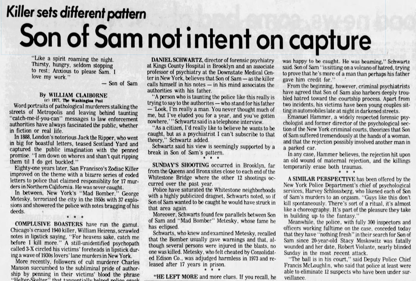 Terror In New York: The Chilling Case of David Berkowitz "The Son of Sam"