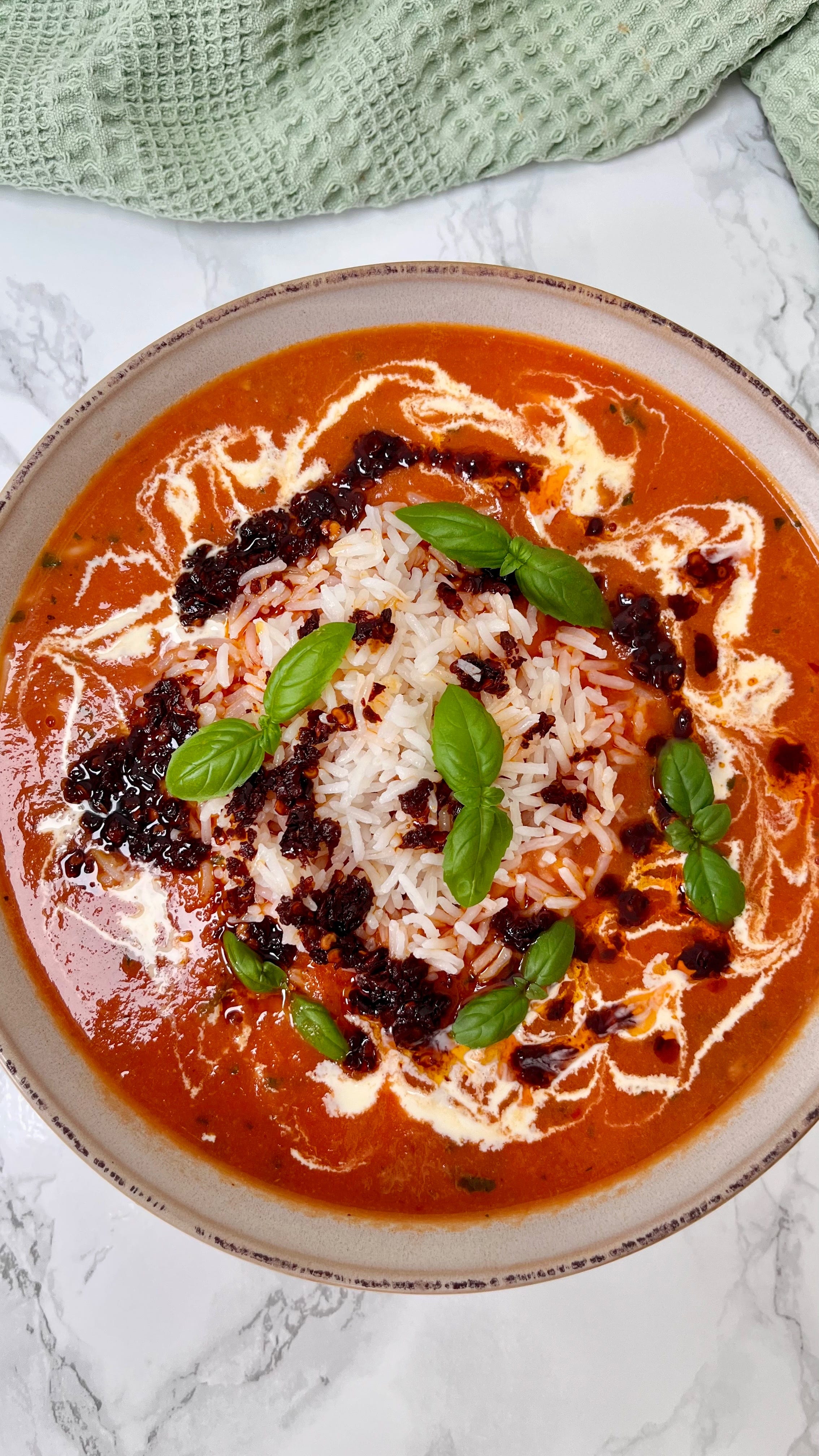The snazziest roasted tomato soup - by Margie Nomura
