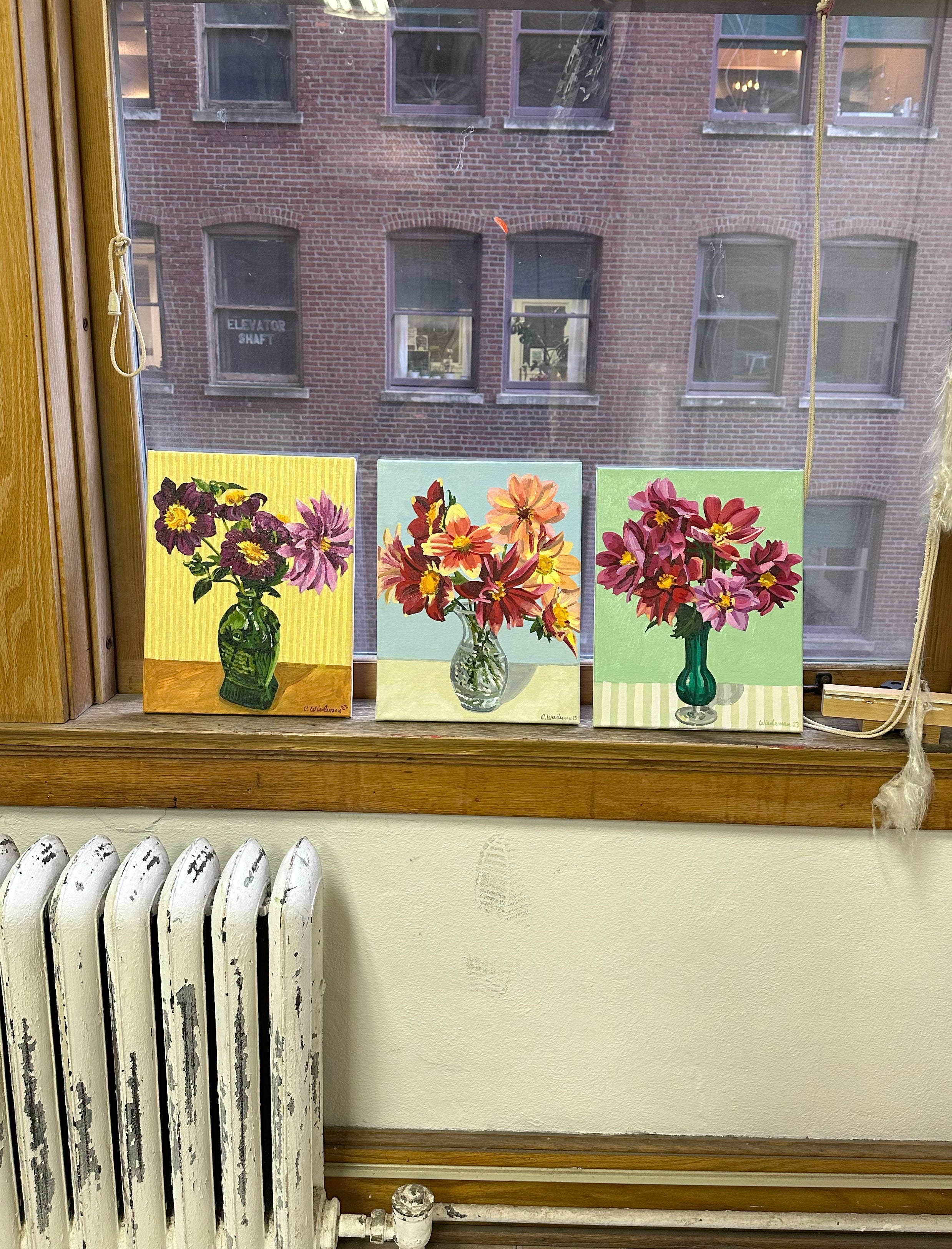 Studio Practice 06: Fall Dahlias - by Carolyn Wiedeman
