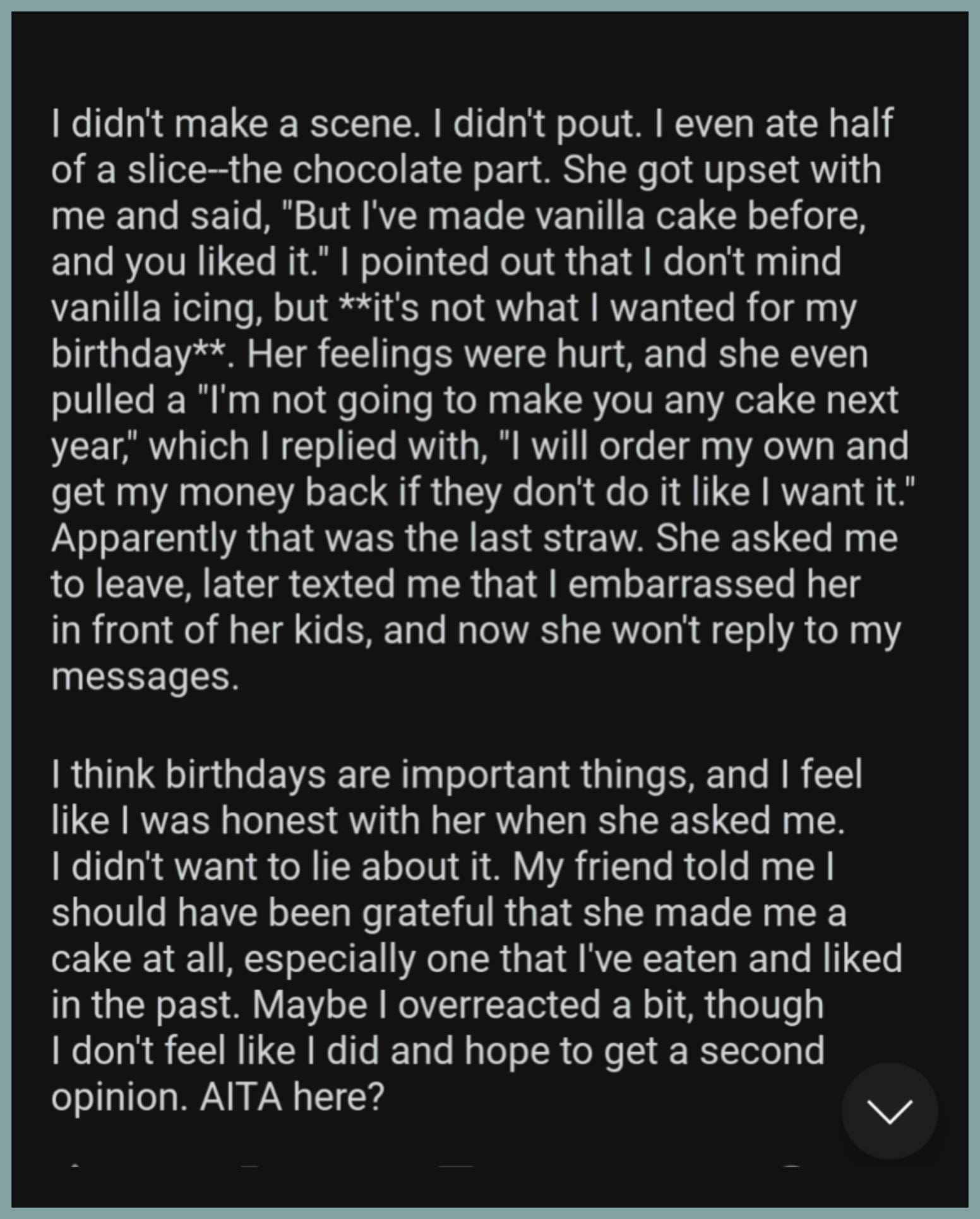 The Great Cake Debate - by Meecham Whitson Meriweather