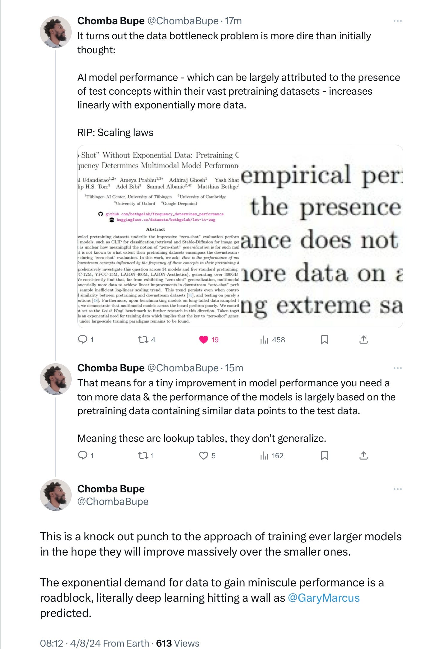 Breaking news: Scaling will never get us to AGI Breaking news: Scaling will never get us to AGI