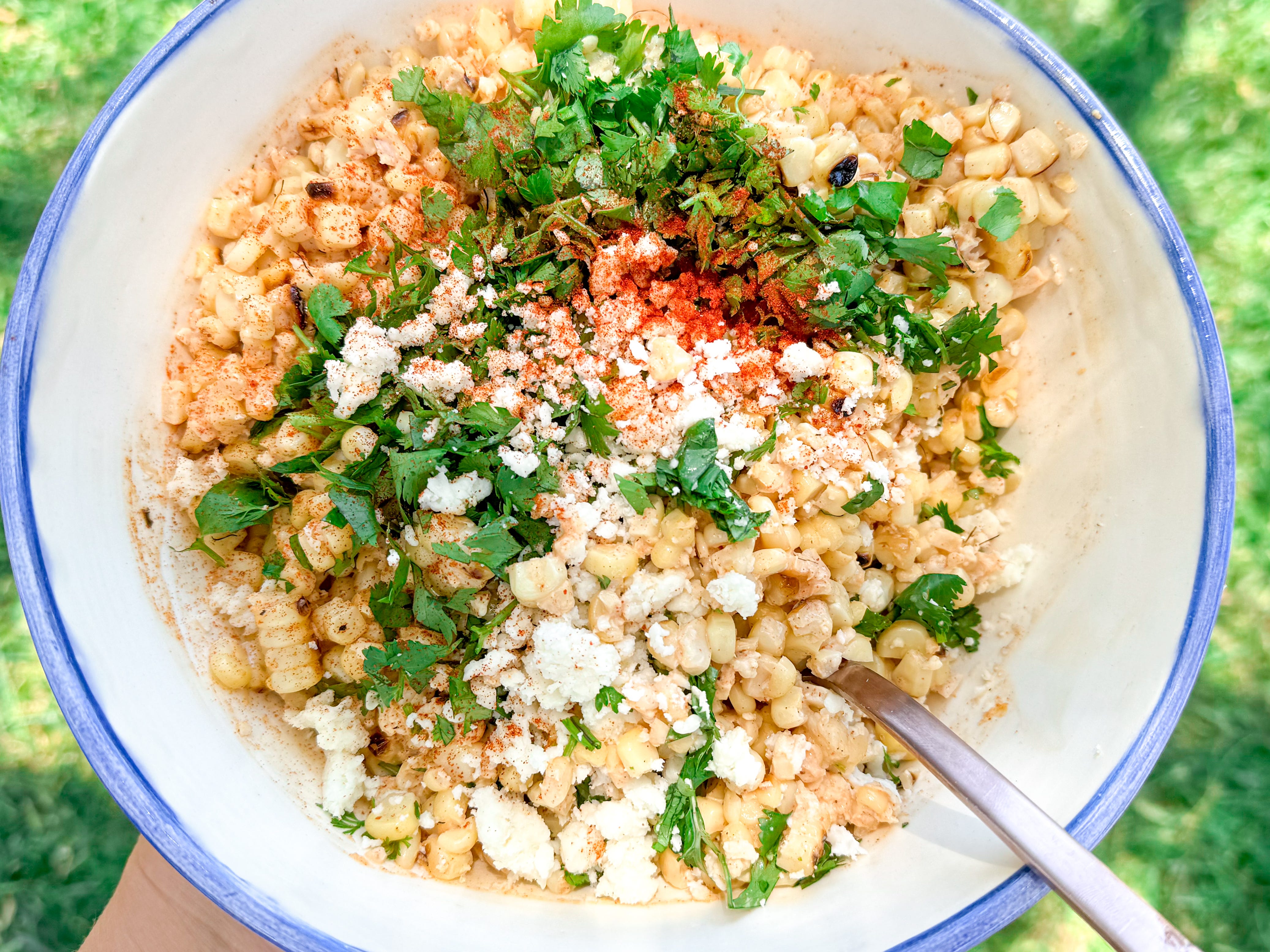 cookout chicken + mexican corn - by Caroline Chambers