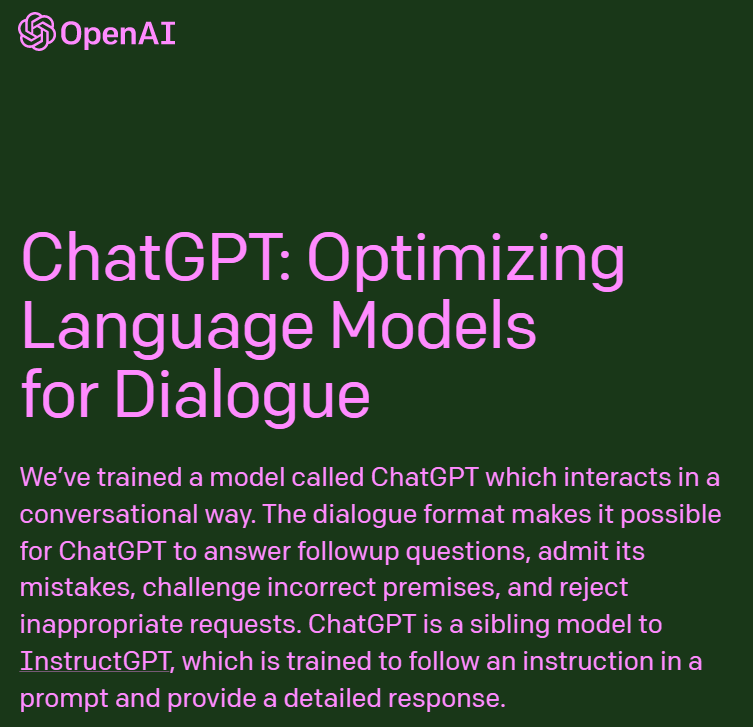 ChatGPT: The Sky Isn’t Falling, At Least Not Yet