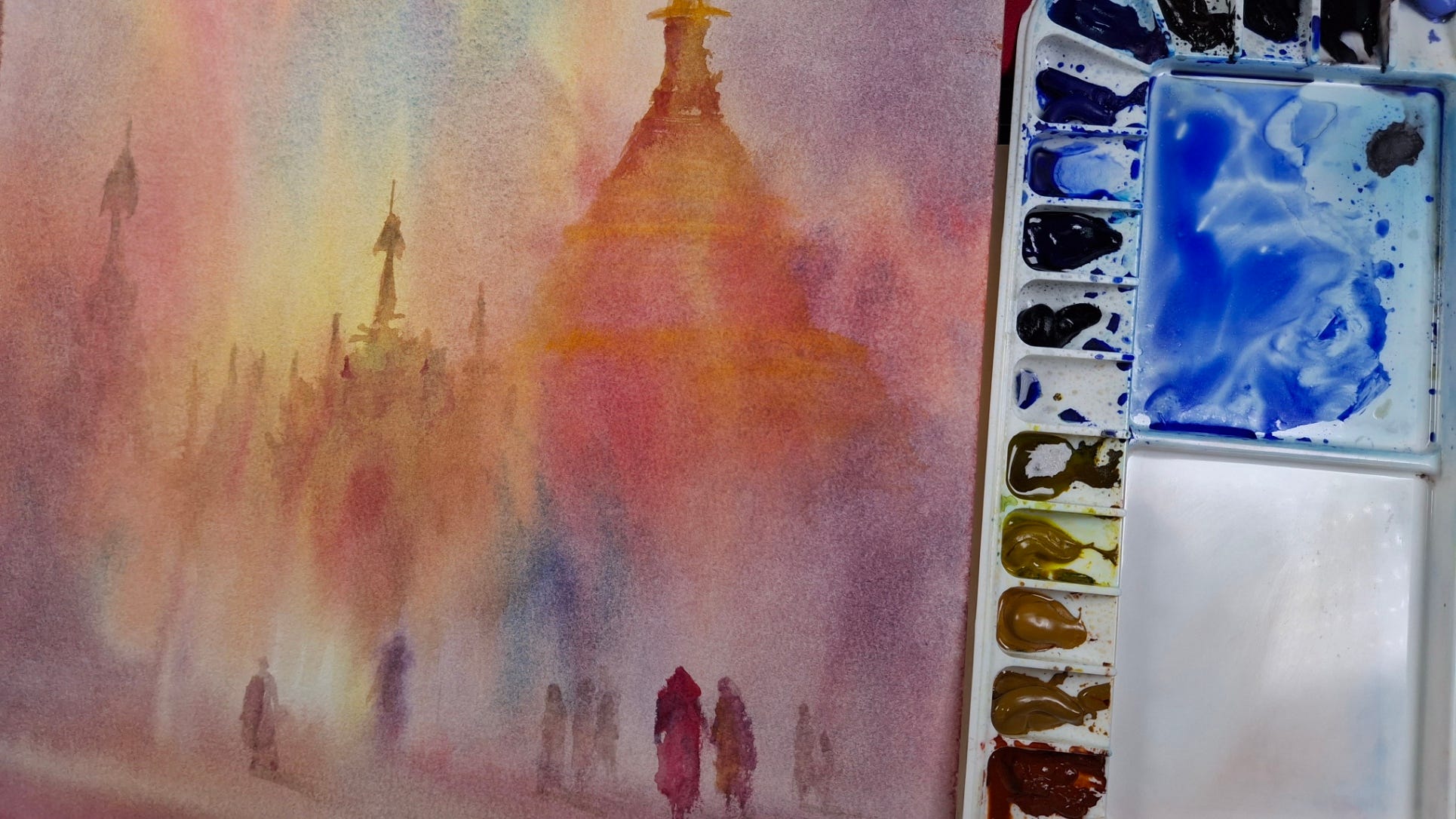 How to Create Soft Blends and Gradients in Watercolor