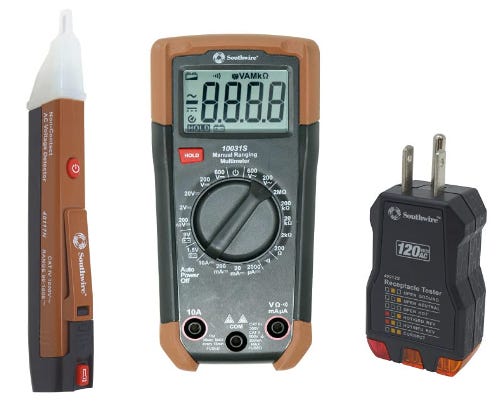 Don’t use your hand to check for hot-skin voltage!