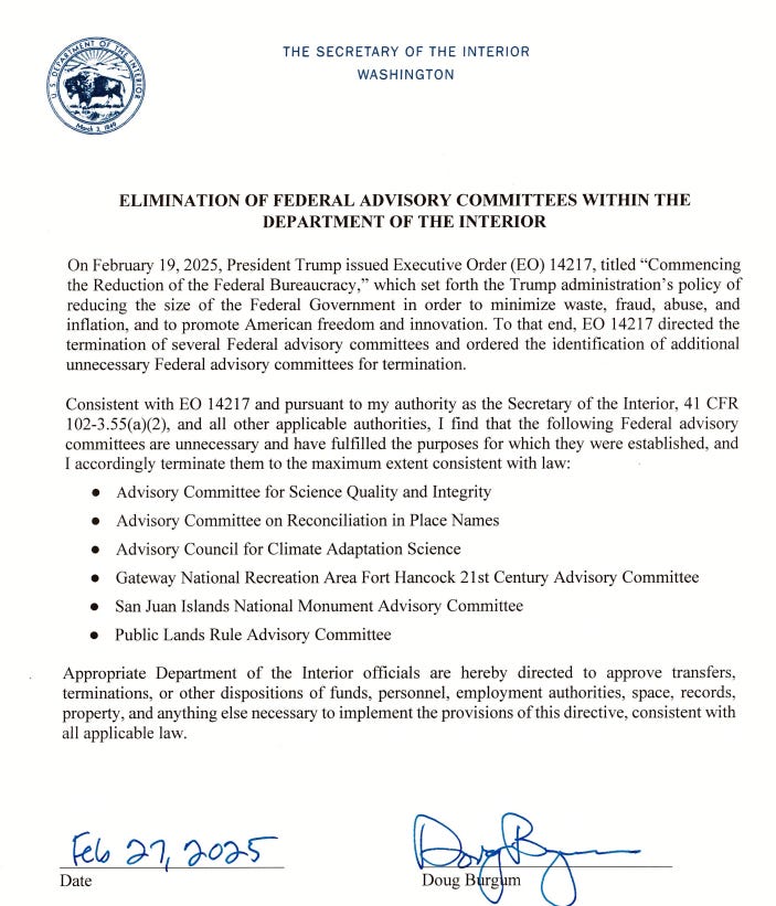 Trump Disbands First Ever Scientific Integrity Committee