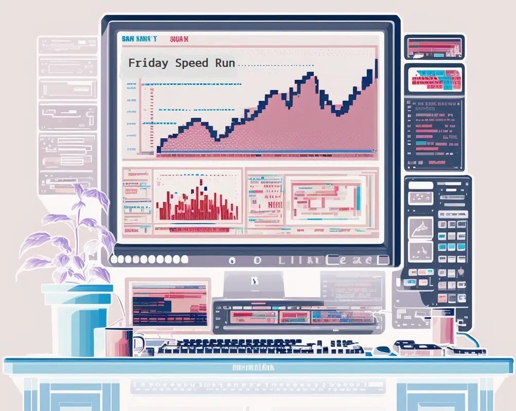 What's Friday Speedrun? - by Justin Ross and Brent Donnelly