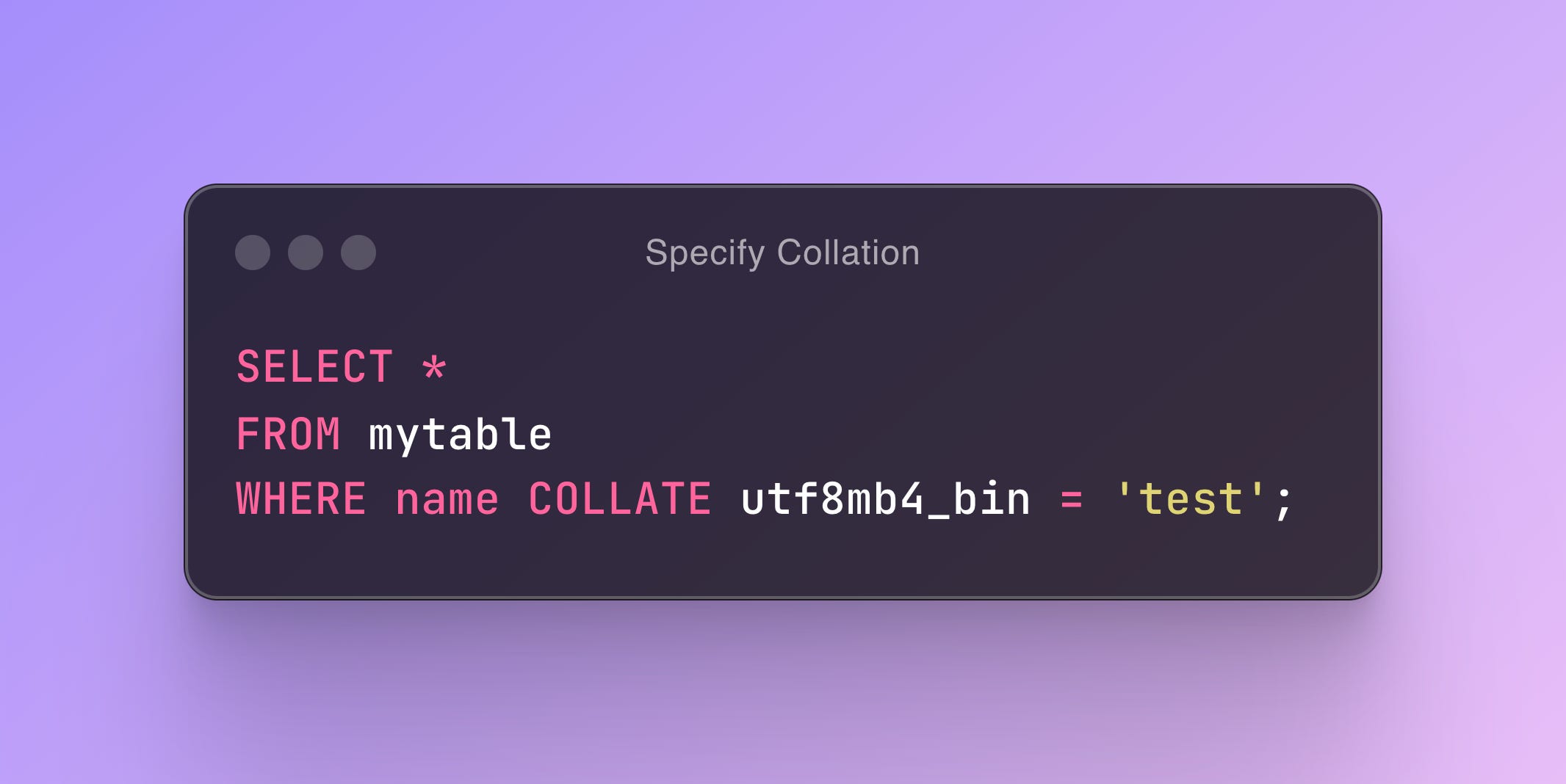 SQL Collation: A Match Made in Query Heaven - by Vinay
