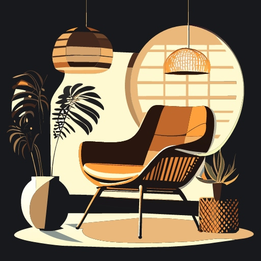 Ways to use rattan in the interiors. - aitcHes