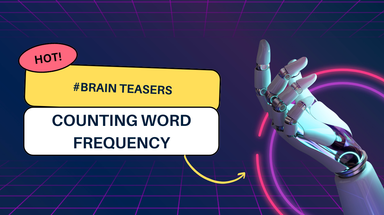 Counting word frequency - by Jakub Slys - slys.dev Counting word frequency - by Jakub Slys - slys.dev