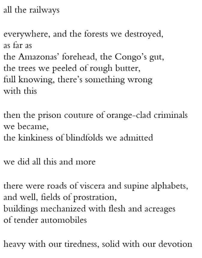 Dionne Brand : "Inventory" - by The Friend