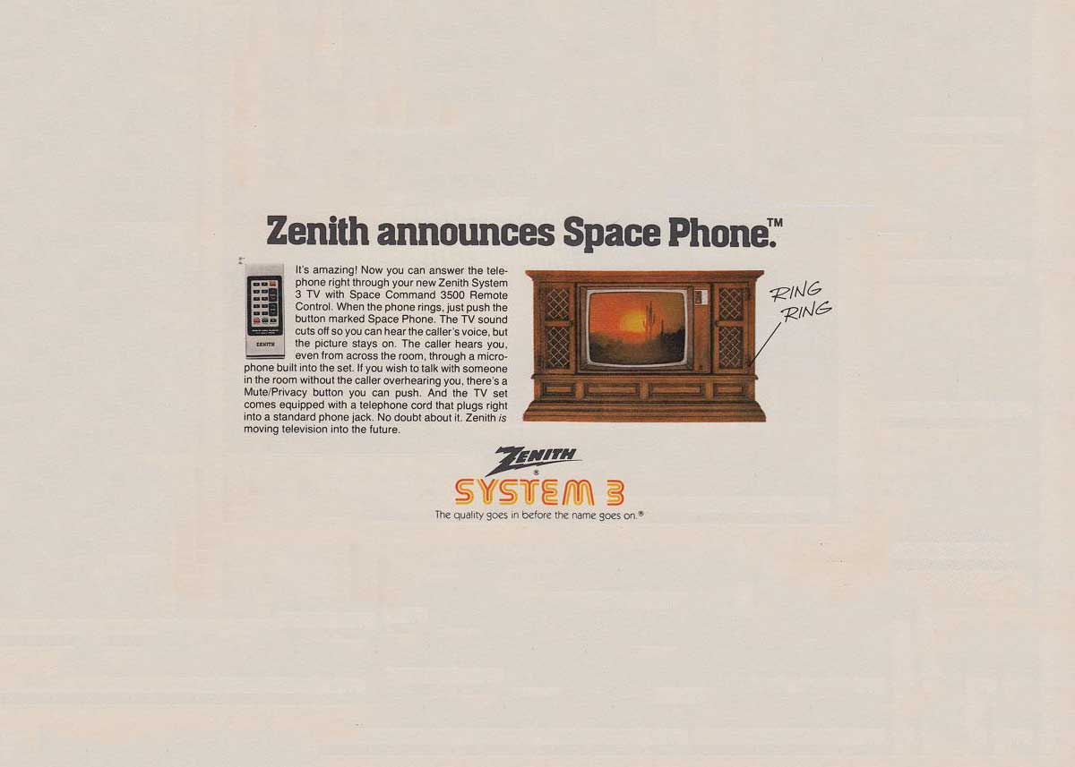 The Zenith Space Phone - The Retroist